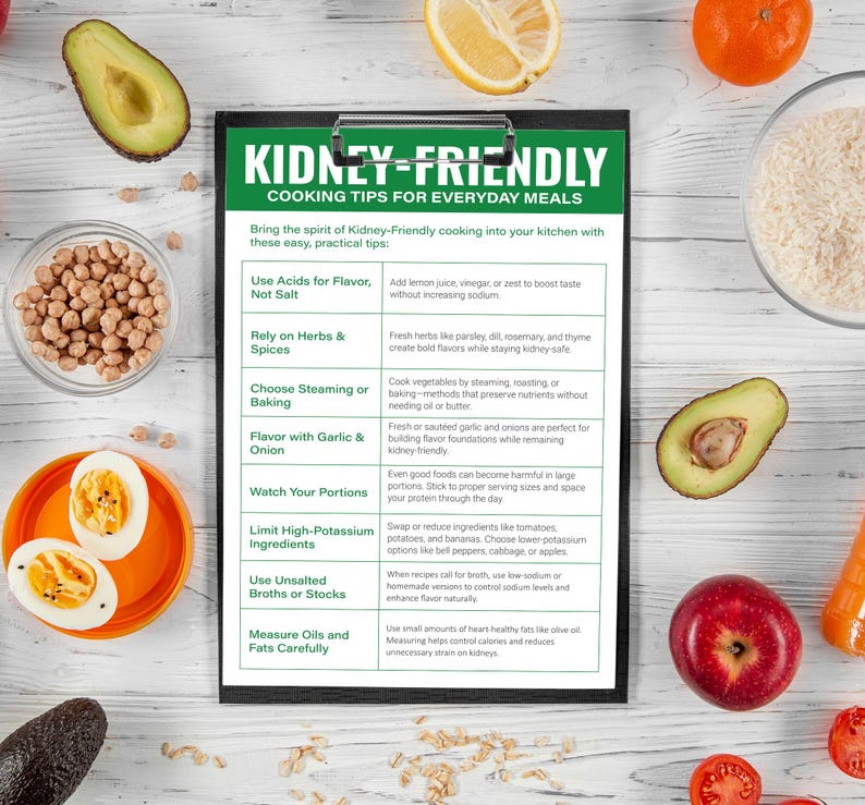 Kidney-friendly Meal Plan PDF | 7-day Renal Diet Guide With Clean ...
