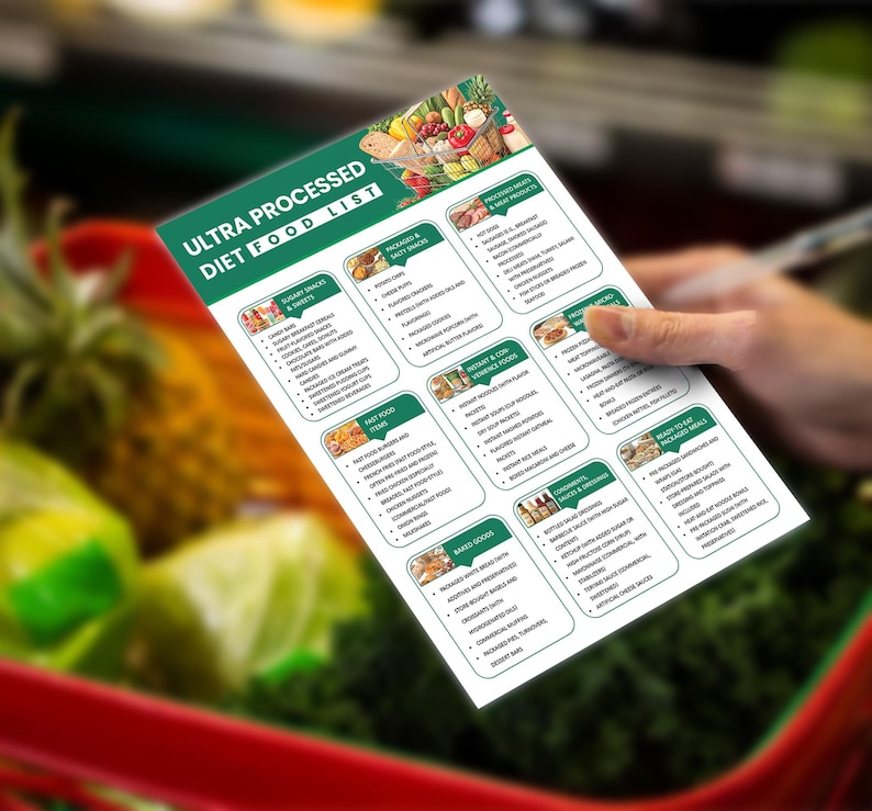 Ultra Processed Food List PDF | Printable Guide to Foods to Avoid ...