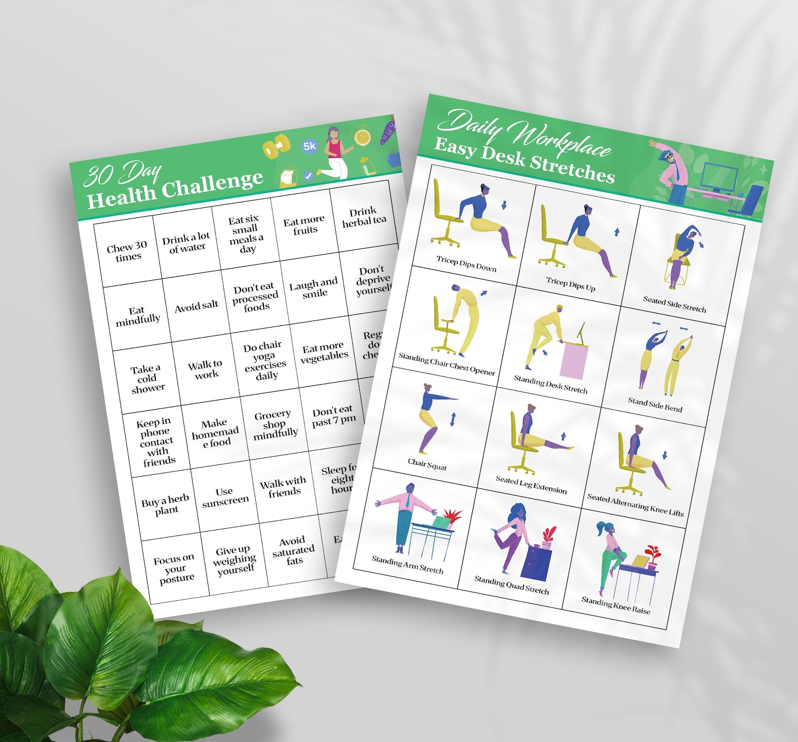 Ultimate Chair Yoga for Seniors Printable – 28-day Exercise Program ...