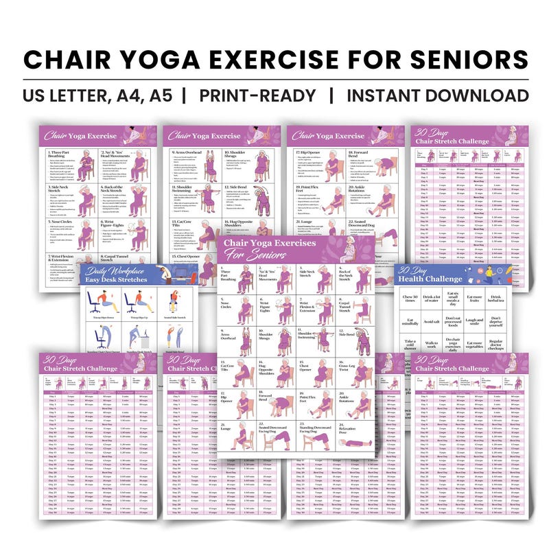 Chair Exercise for Balance - Etsy Canada