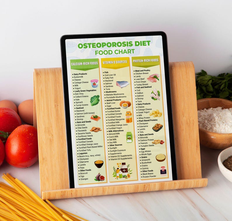 Osteoporosis Diet Plan, High Calcium Food List for Osteoporosis Bone ...