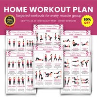 Printable Daily Workout Tracker: Minimalist Fitness Planner (PDF ...
