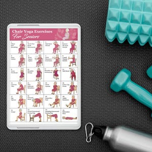 Chair Yoga Exercise Guide for Seniors, Wheelchair Users, Nursing Home Balance Stability, 30day ...