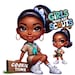 Black Chibi Girl Scout PNG: Cookie Season Clipart (digital Download) - Etsy