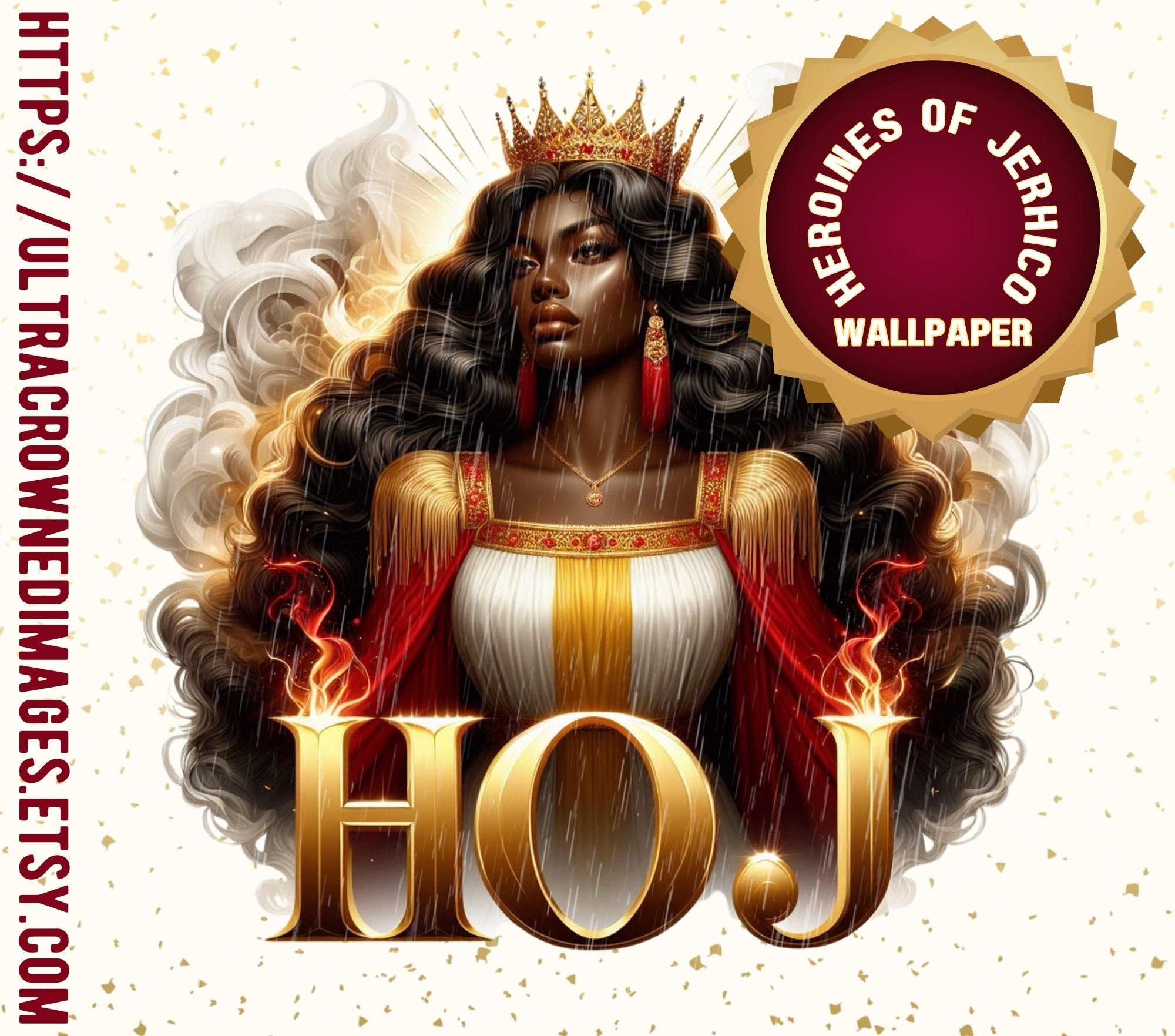HOJ Tumbler Wrap Heroines of Jerhico PNG Image Wallpapers HOJ Women - Etsy