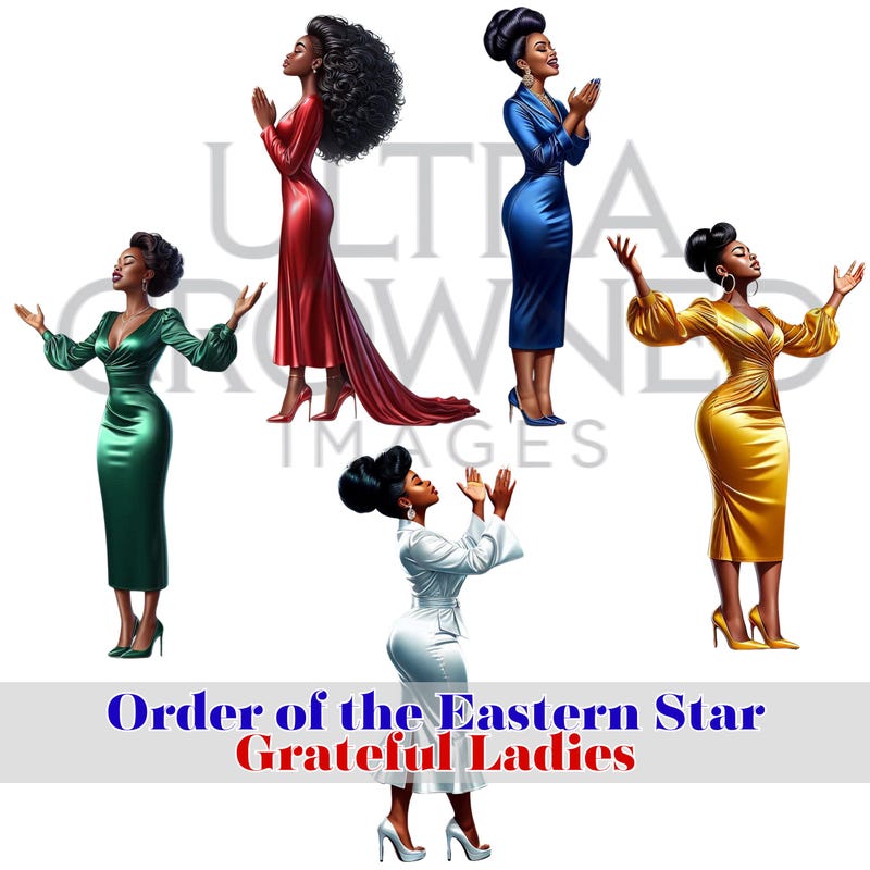 Eastern Star Clipart - Etsy