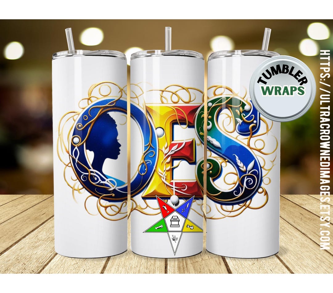 OES Tumbler Wrap: Order of the Eastern Star PNG Image (digital Download ...