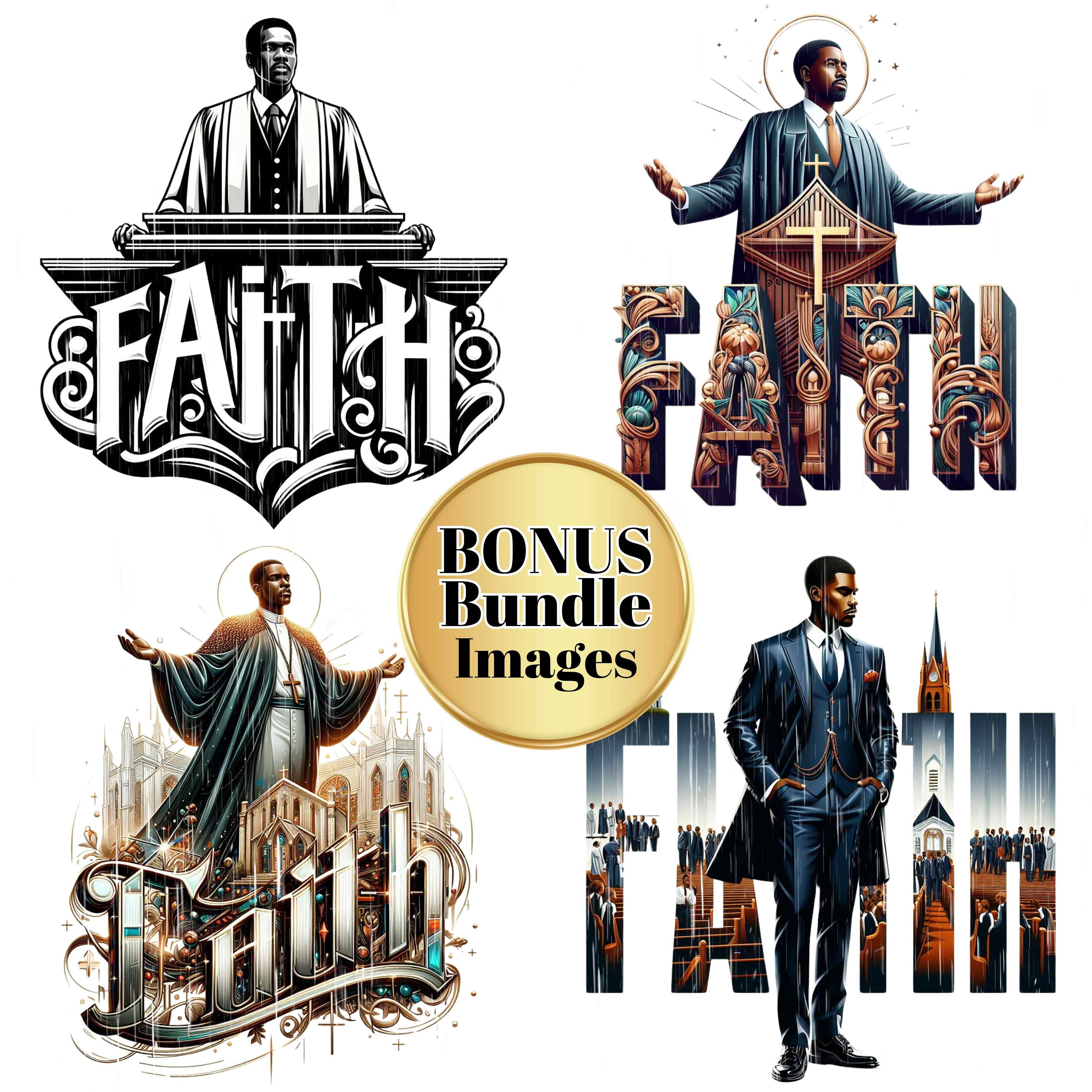 Spiritual African American Man PNG for Faith Church Projects ...