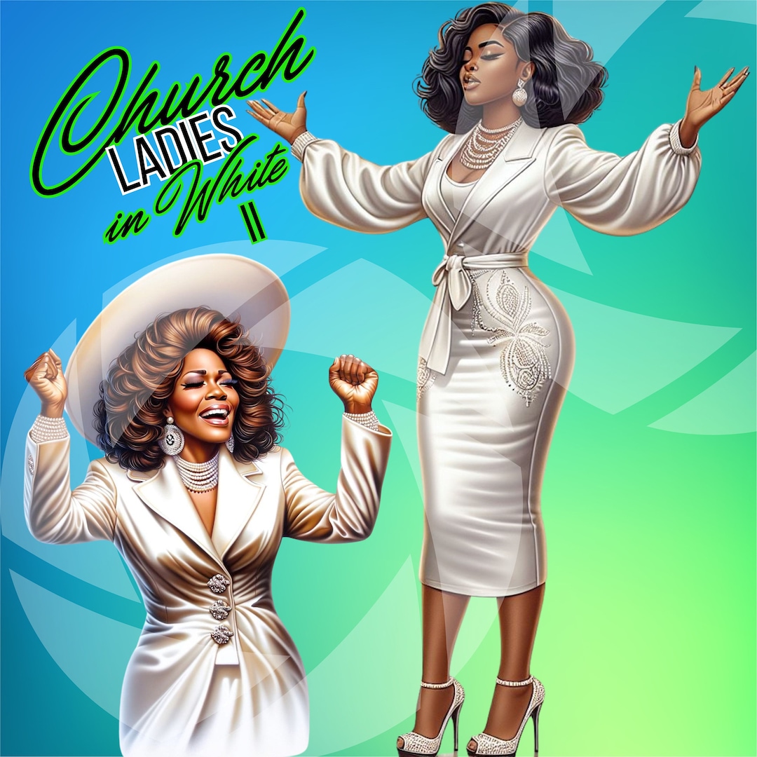 Church Lady in White II | African American Woman | Wallpapers | Black Woman in White | Christian ...