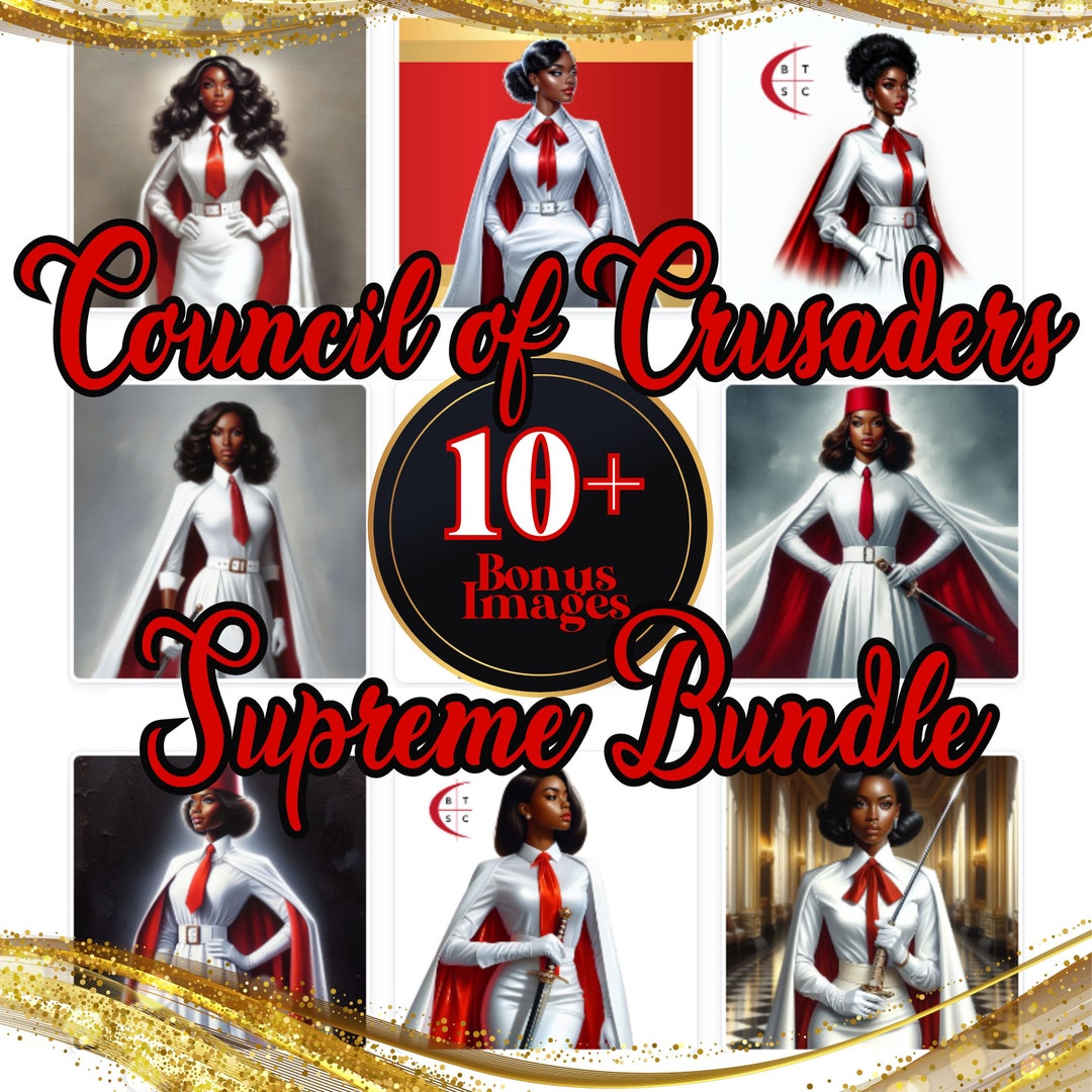 Lady Knights Emblem Bundle: Black Woman Crusaders (digital Download) - Etsy