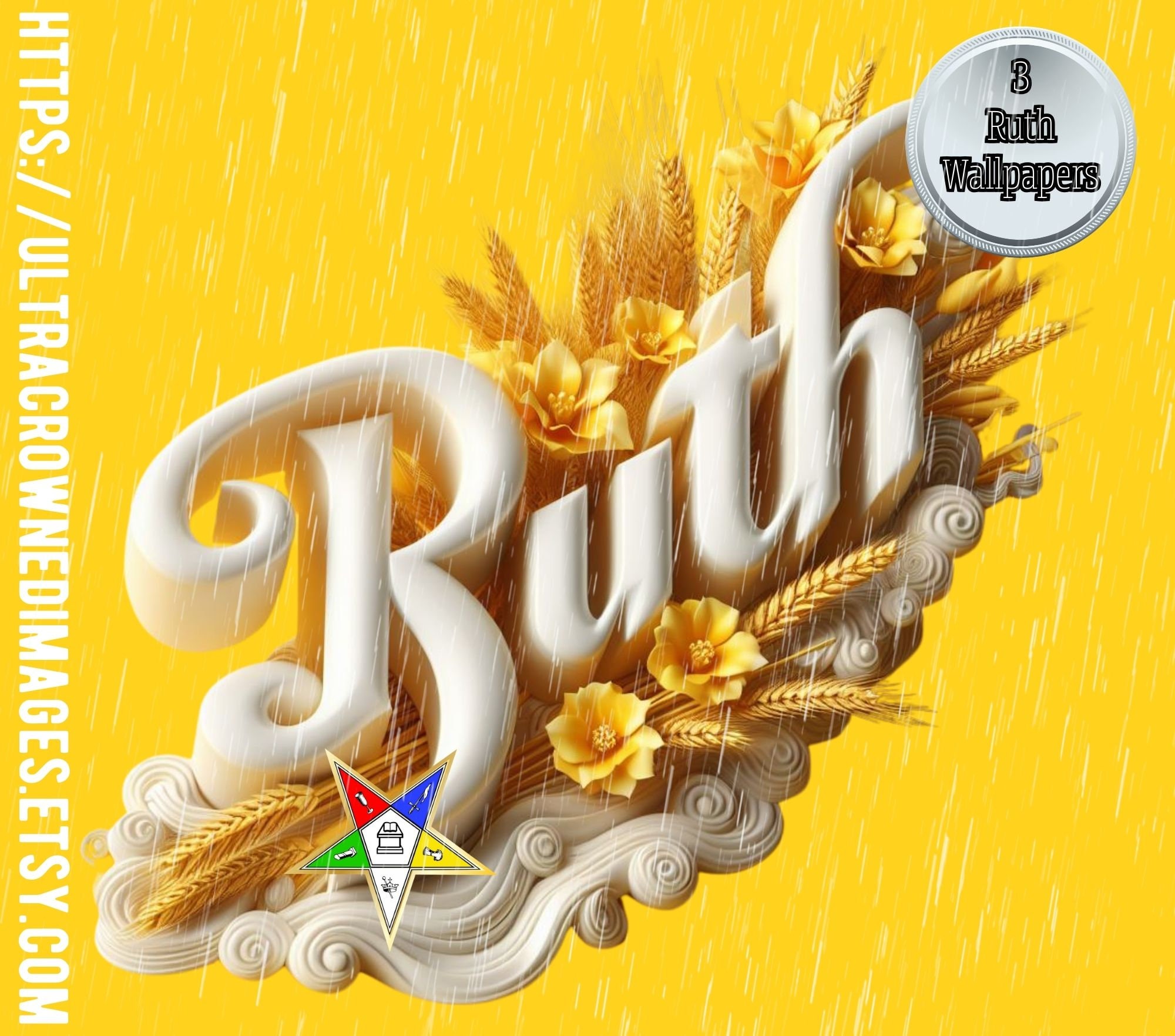 OES Ruth Star Point Tumbler Wrap Eastern Star Wallpaper PNG Image OES ...