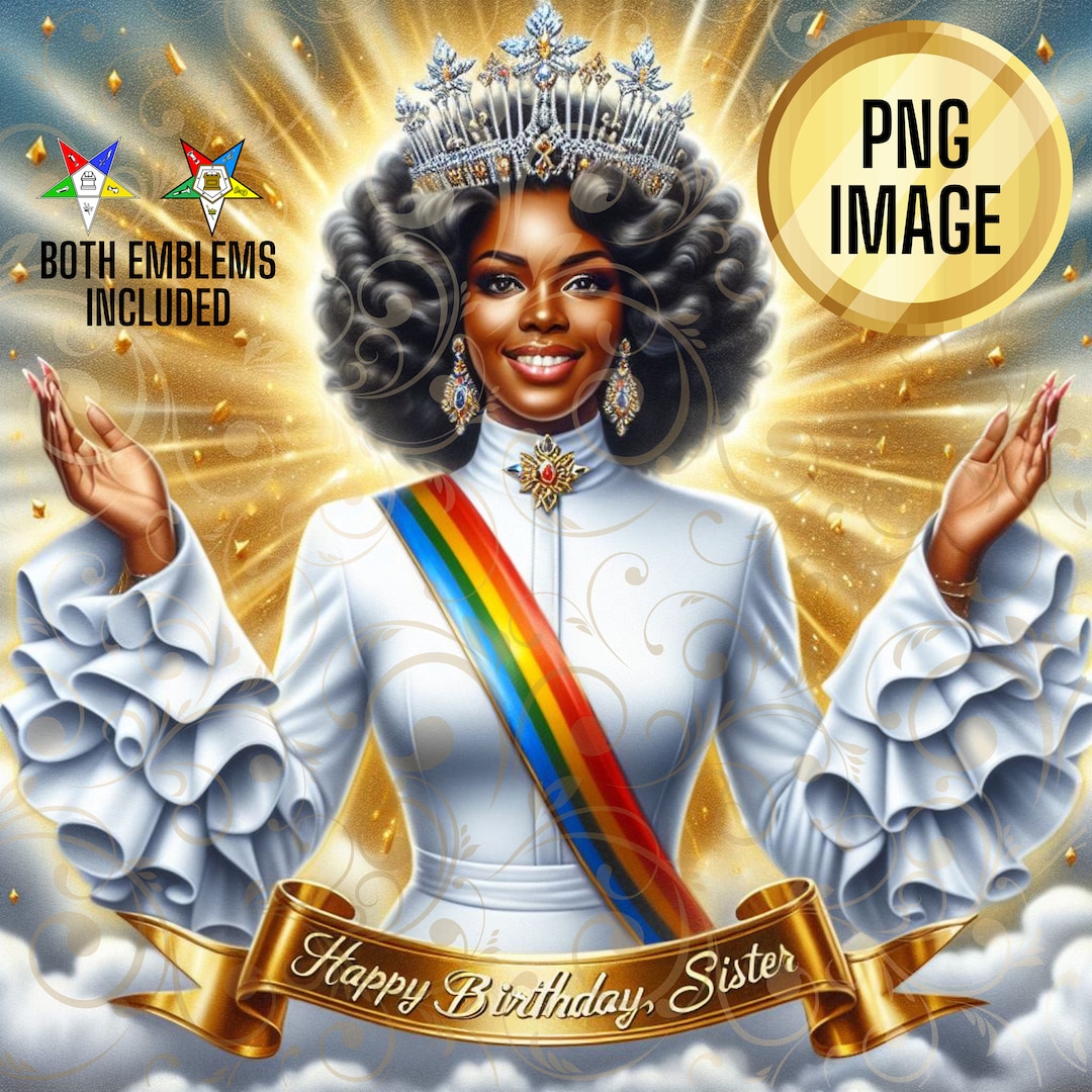 OES Birthday Acknowledgement Image for Cards and Eastern Star Social ...