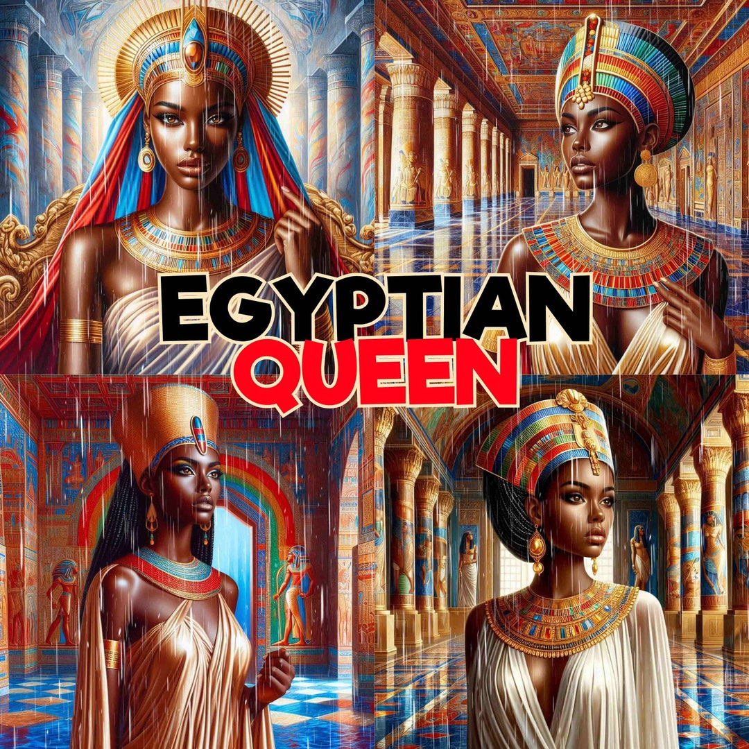 Egyptian Queen PNG Images: Auset, Pharaoh, Nile Clipart (digital ...