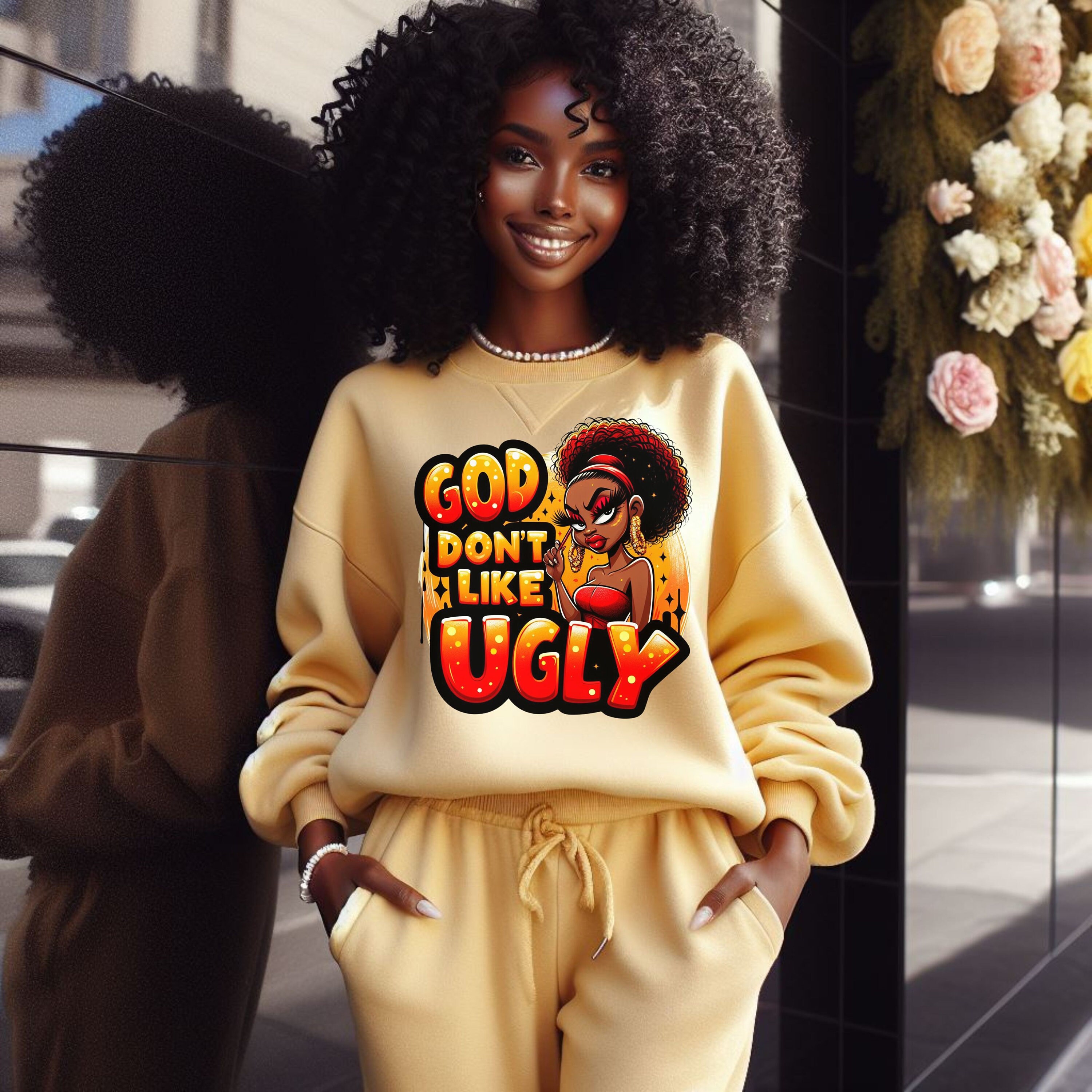 Culture Designs: God Don't Like Ugly SVG | Christian Religious PNG ...