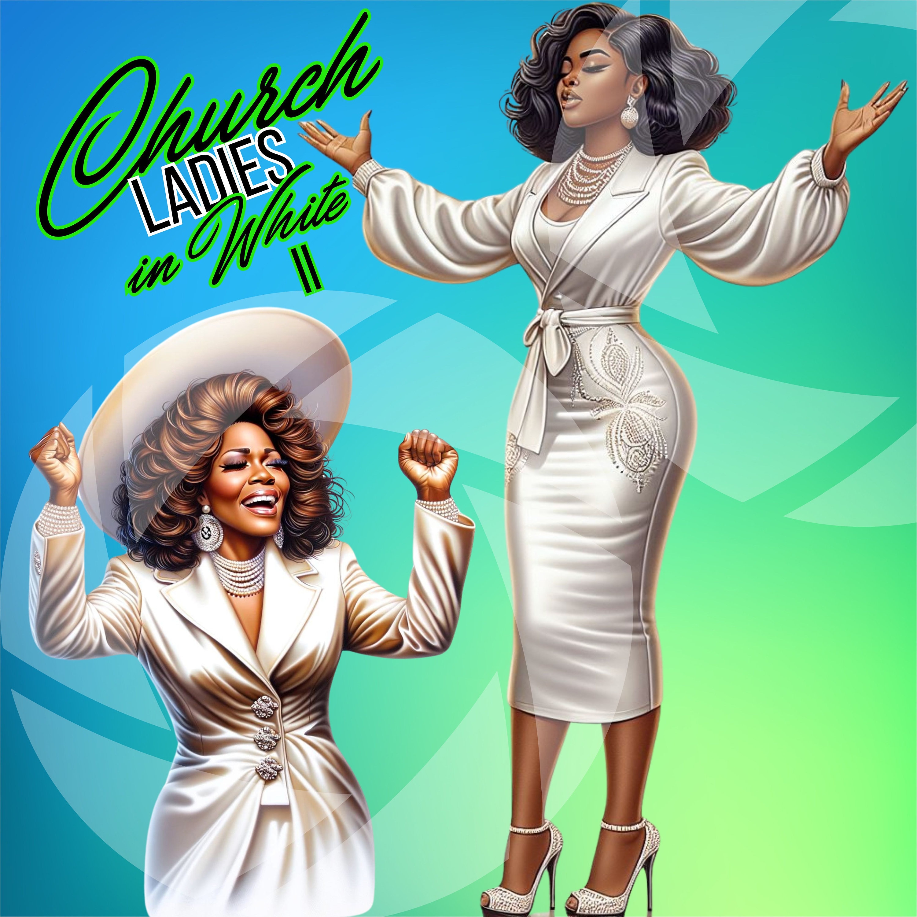 Church Lady in White II African American Woman Wallpapers Black Woman ...