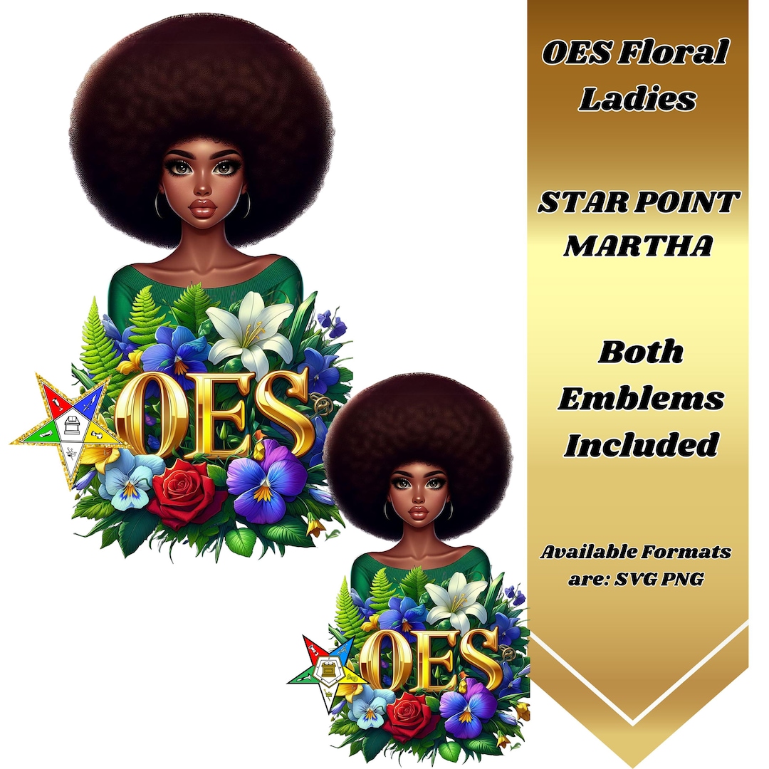 Order of the Eastern Star | OES Floral MARTHA| Heroine Clipart With OES ...