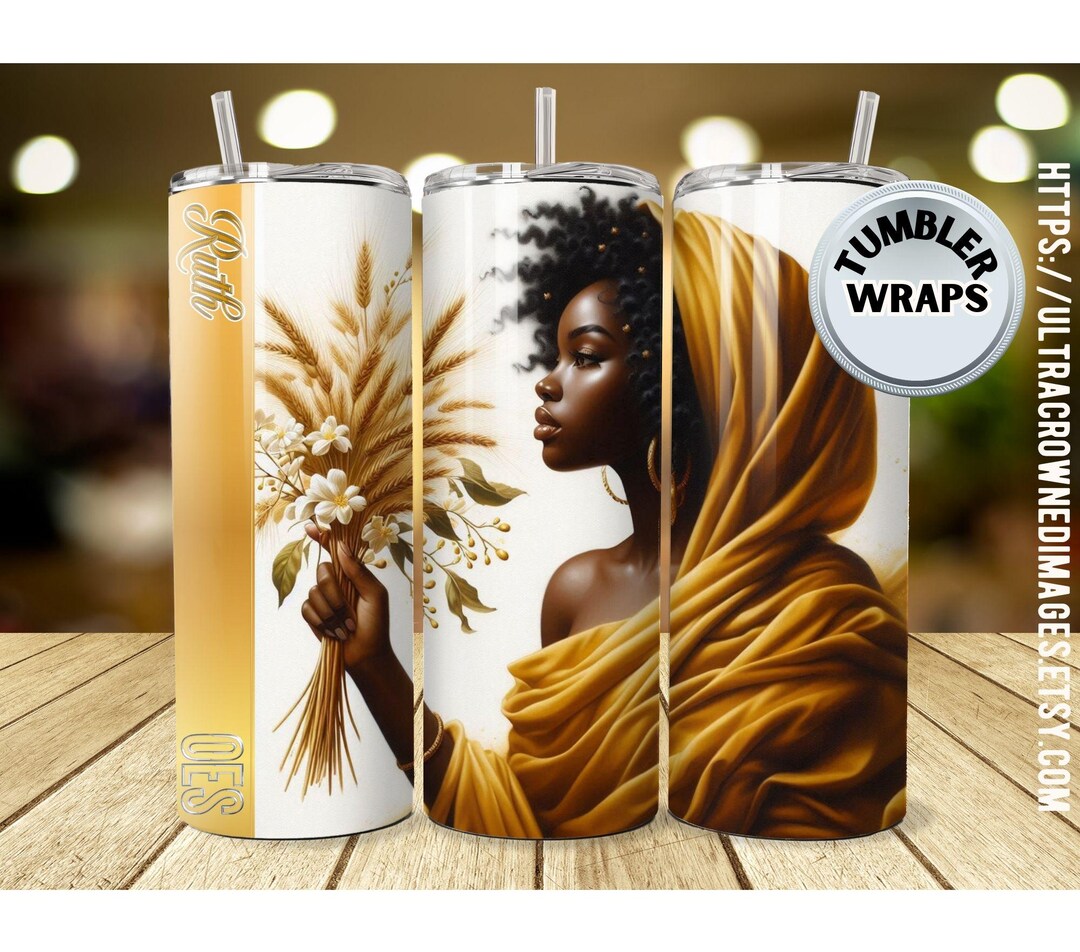 Eastern Star Ruth Tumbler Wrap: OES Heroines PNG (digital Download) - Etsy