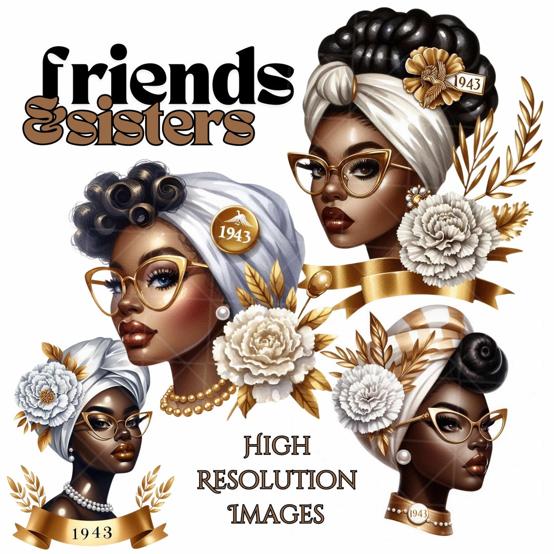 1943 Friends and Sisters SVG PNG Bundle - Philo Inspired Sorority ...