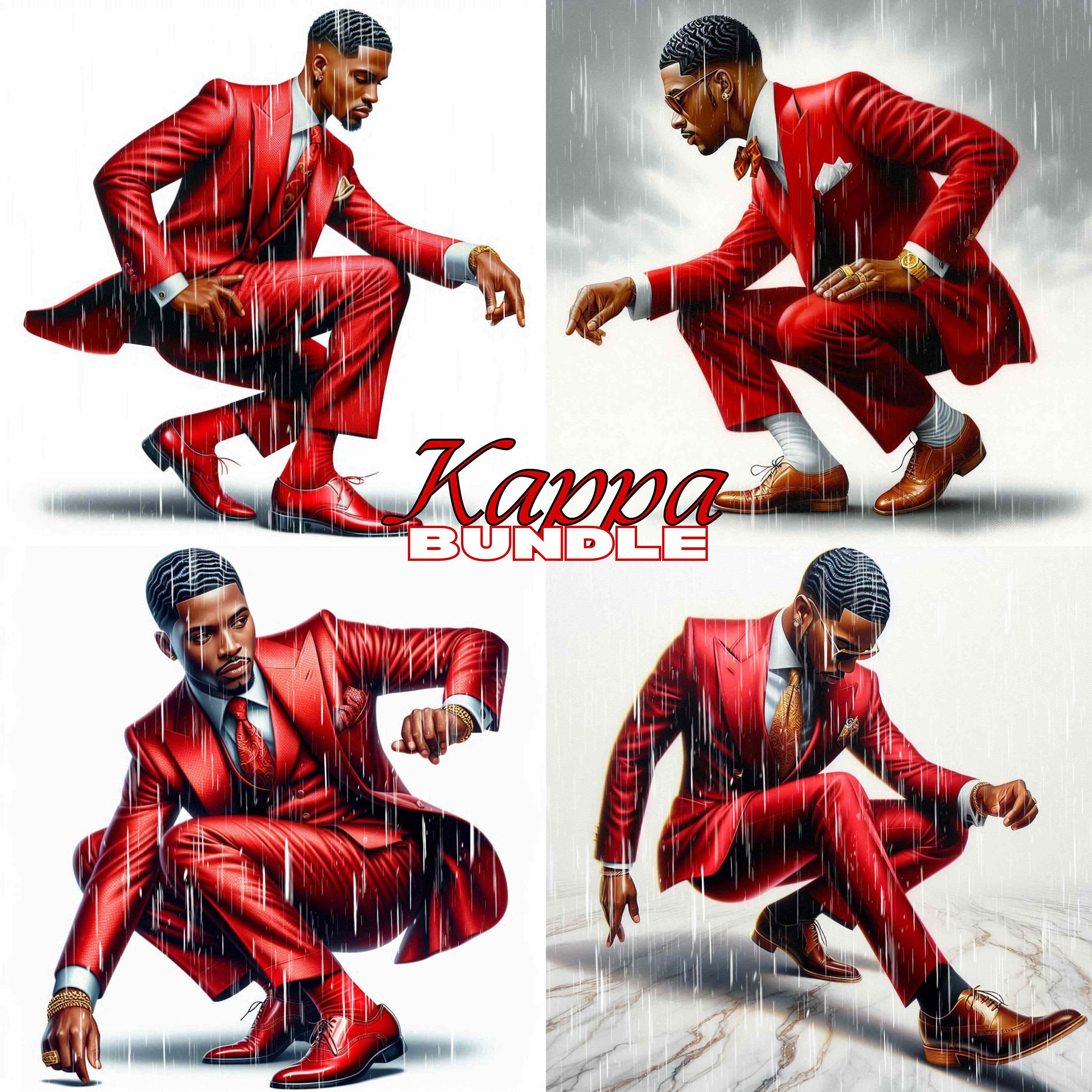 Kappa Bundle Crimson Dressed Suited Kappa Inspired Men Stroll ...
