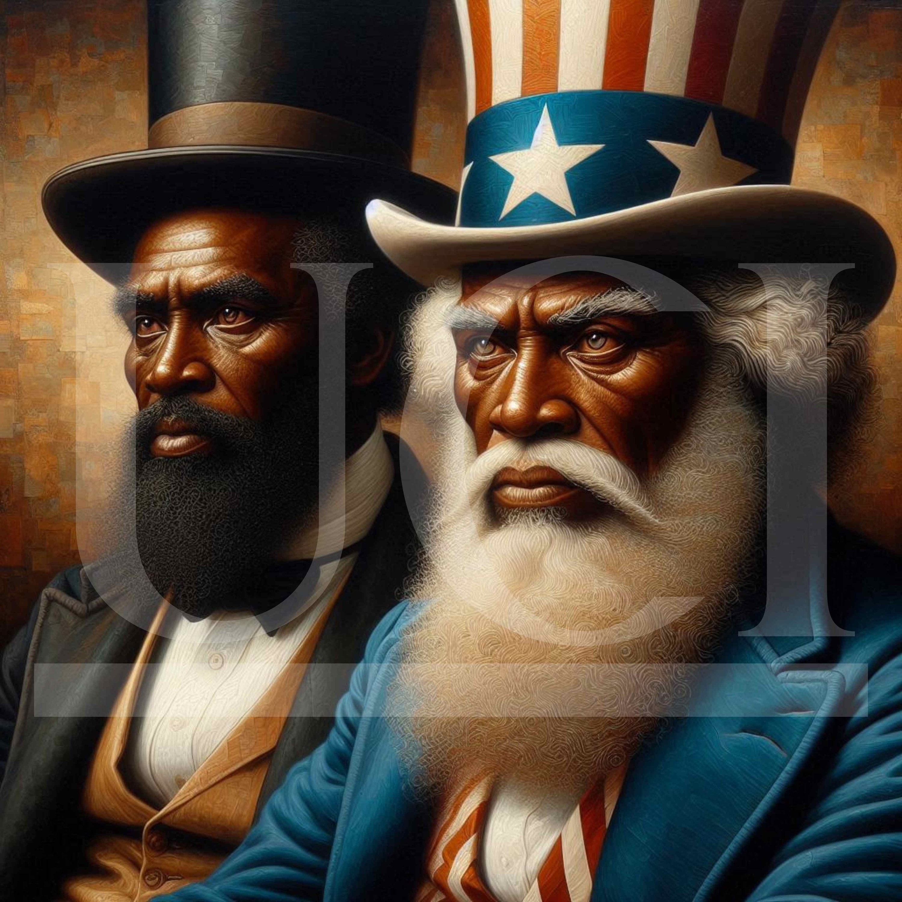 Black Uncle Sam | Patriotic African American Paintings 20+ Historical ...