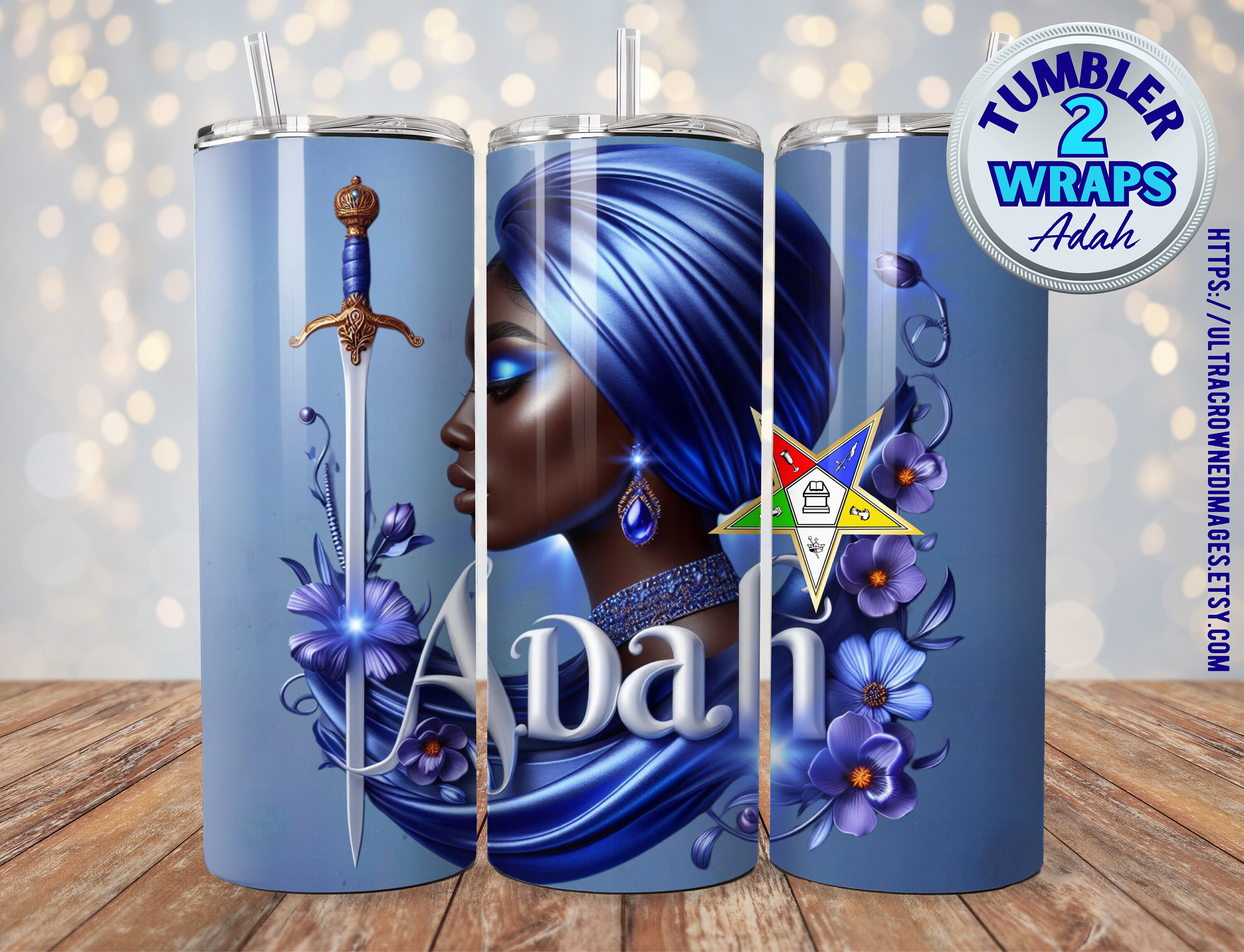 Order of the Eastern Star Eastern Star Heroines Tumbler Wraps OES ...