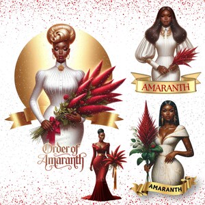 Order of Amaranth Images: OES Painting Art Bundle (digital Download) - Etsy