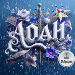 OES Adah Star Point Tumbler Wrap: Eastern Star PNG (digital Download) - Etsy