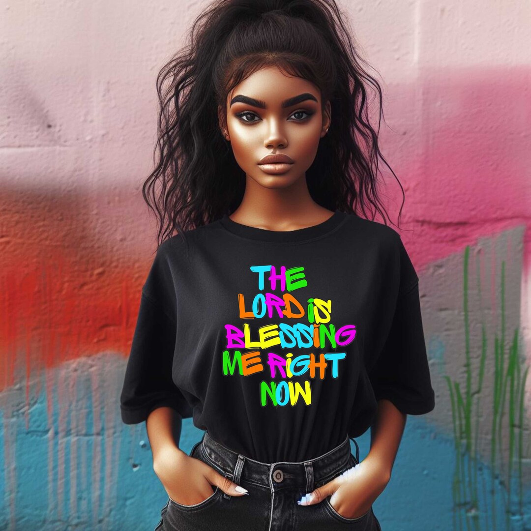 Christian SVG Image: the Lord is Blessing Me (PNG, SVG) - Etsy