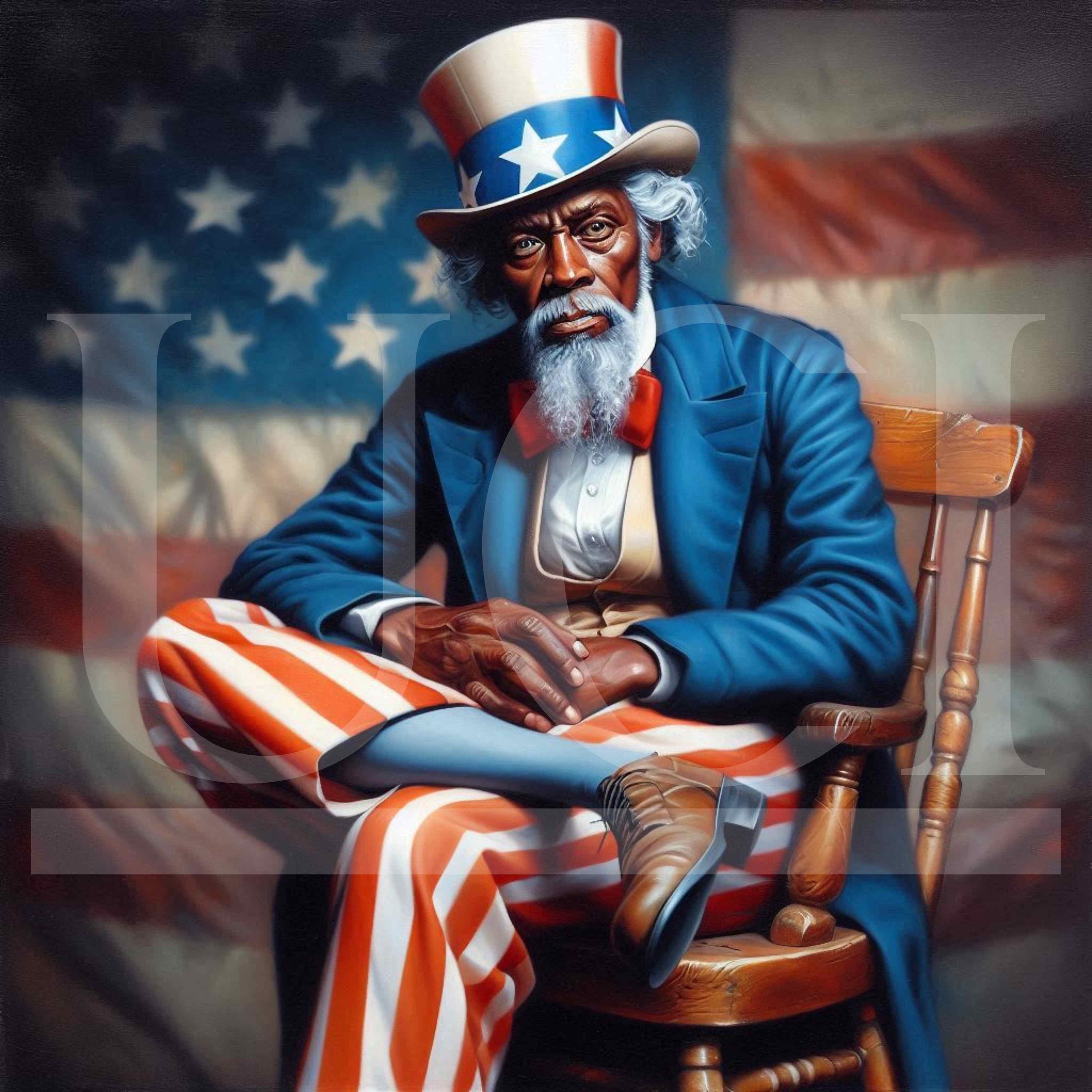 Black Uncle Sam | Patriotic African American Paintings 20+ Historical ...