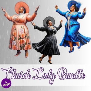 Mother's Day Church Lady Art: African American Images (digital Download ...