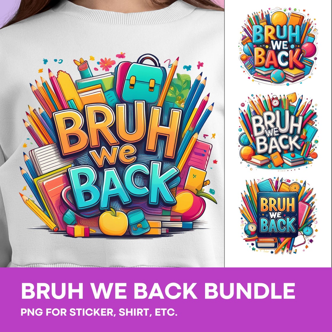 Bruh We Back Teachers Png, Bruh We Back Bundle, Happy First Day of ...