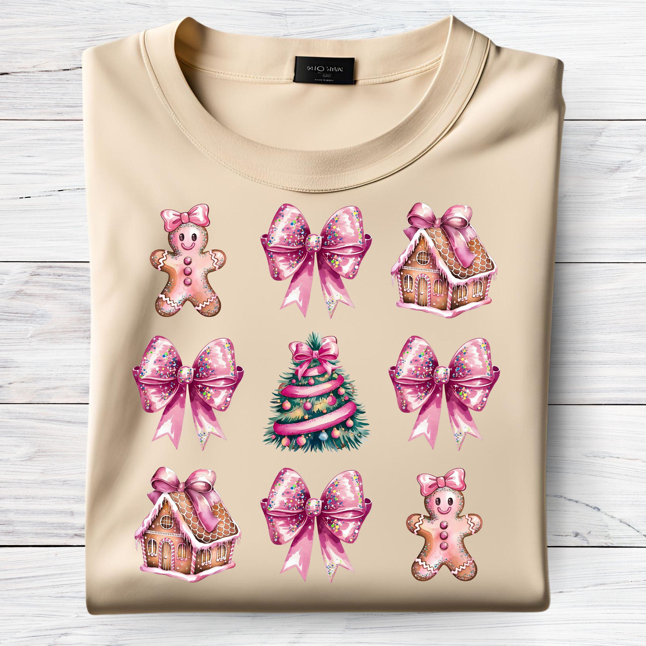 Coquette Pink Christmas PNG, Pink Christmas Tree Png, Pink Bow ...