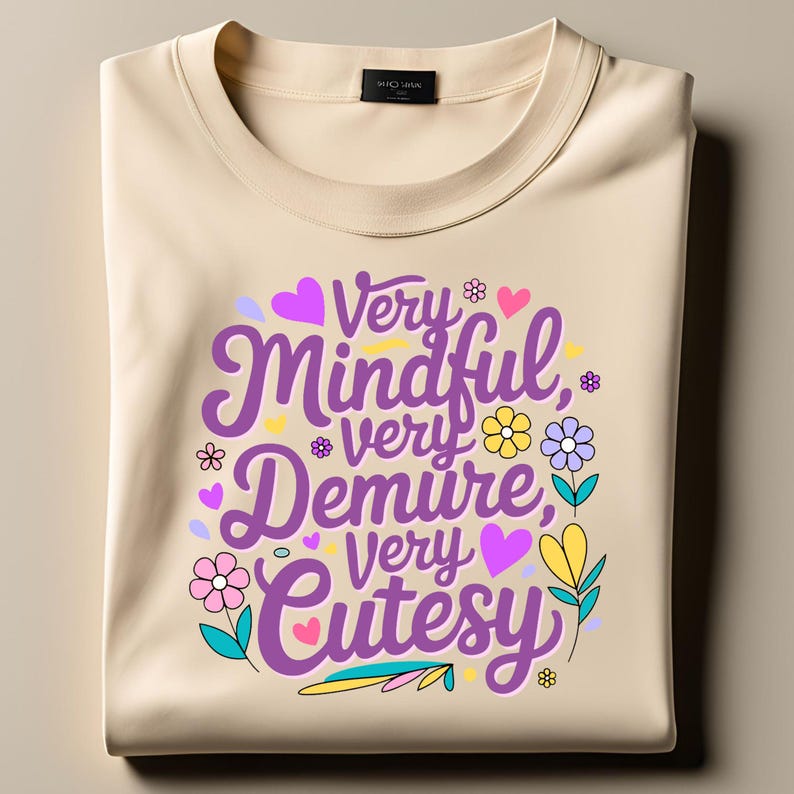 Very Demure Meme Png, Very Mindful Png, Very Cutesy Png, Gen Z Trendy ...