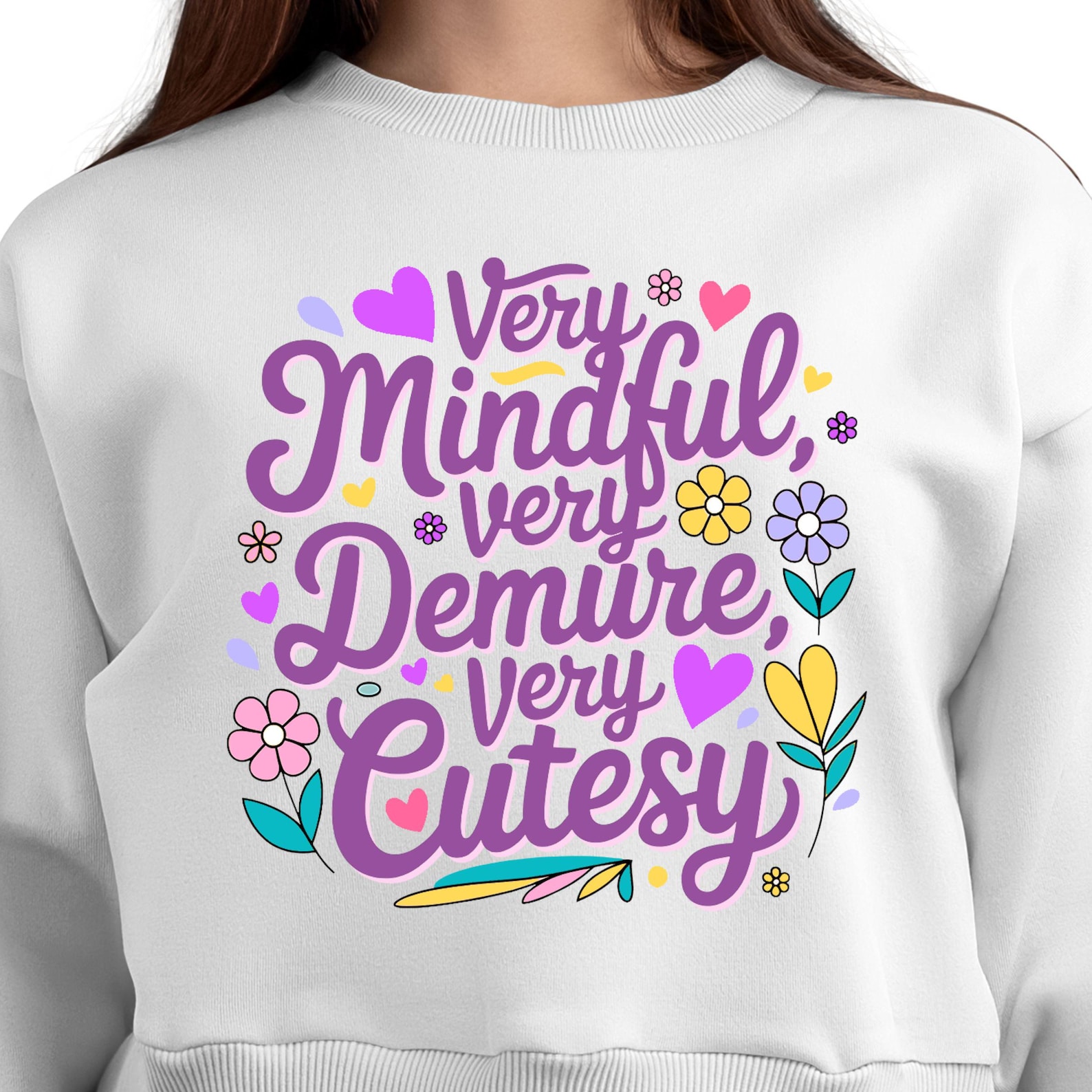 Very Demure Meme Png, Very Mindful Png, Very Cutesy Png, Gen Z Trendy ...
