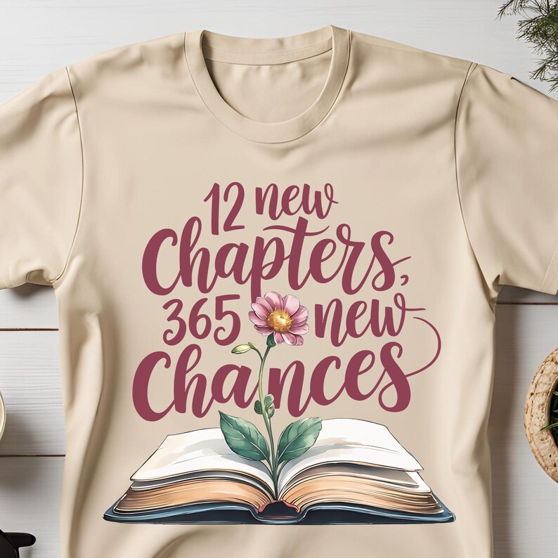12 New Chapters 365 New Chances PNG, New Chapter Png, Floral Book Png ...