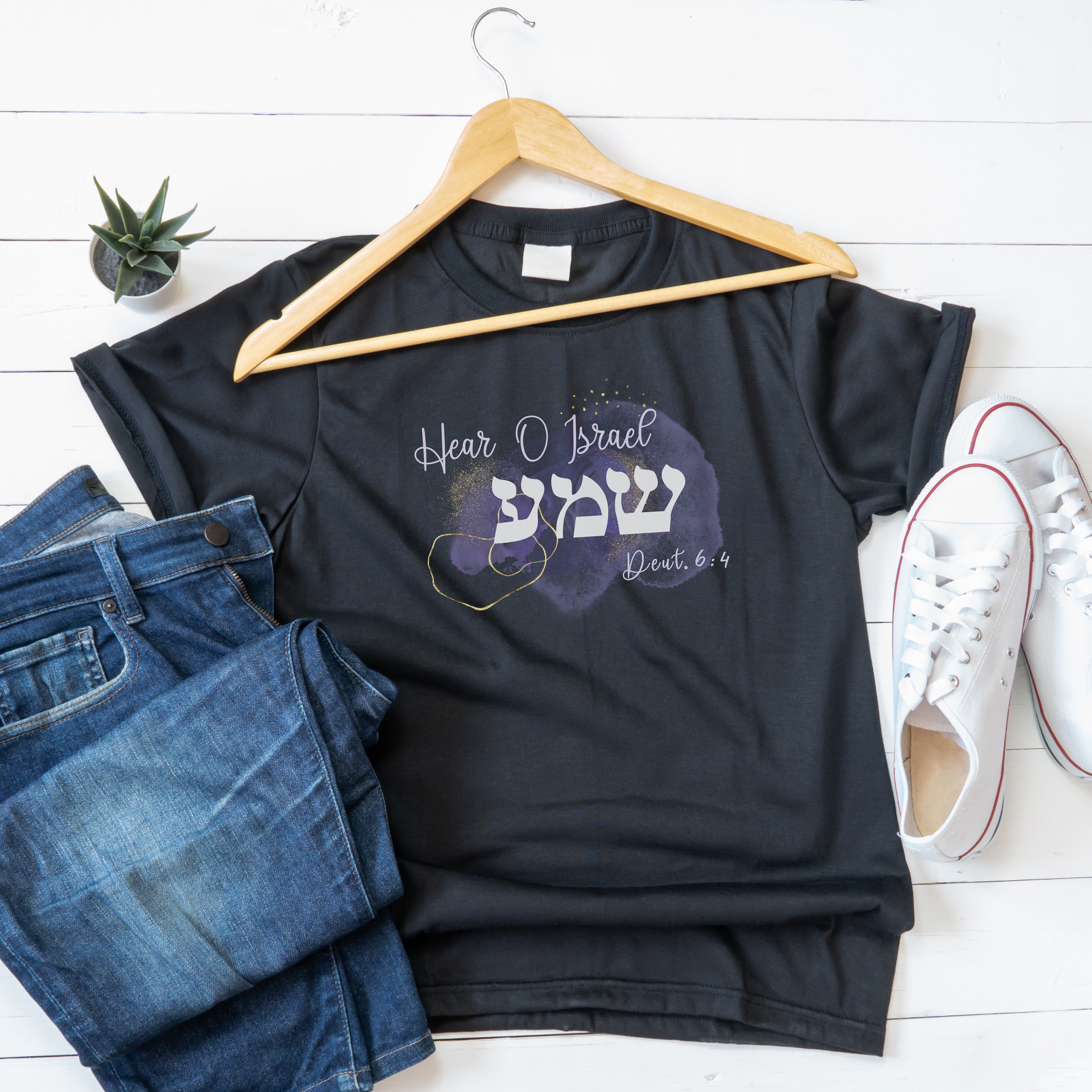 Hebrew Shema, Deuteronomy 6 4, Biblical Tee for Her, Israelite T Shirt ...
