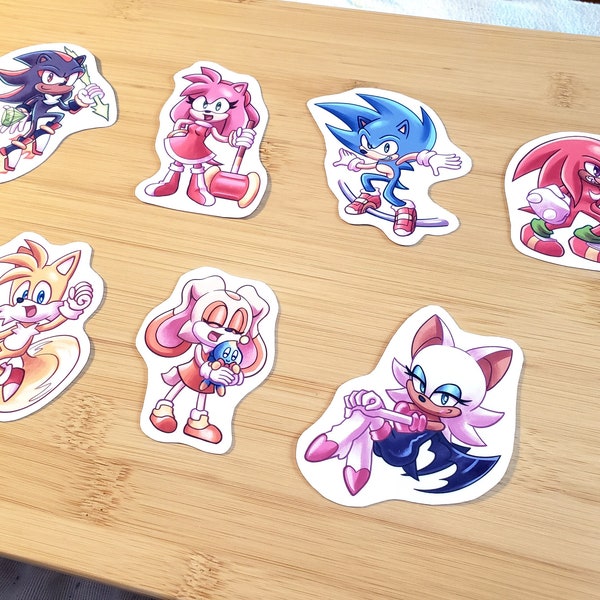 Sonic Stickers - Etsy