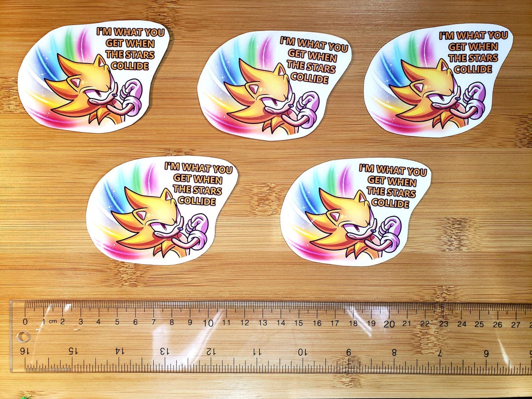 Sonic the Hedgehog Sonic Frontiers Super Sonic When the Stars Collide ...