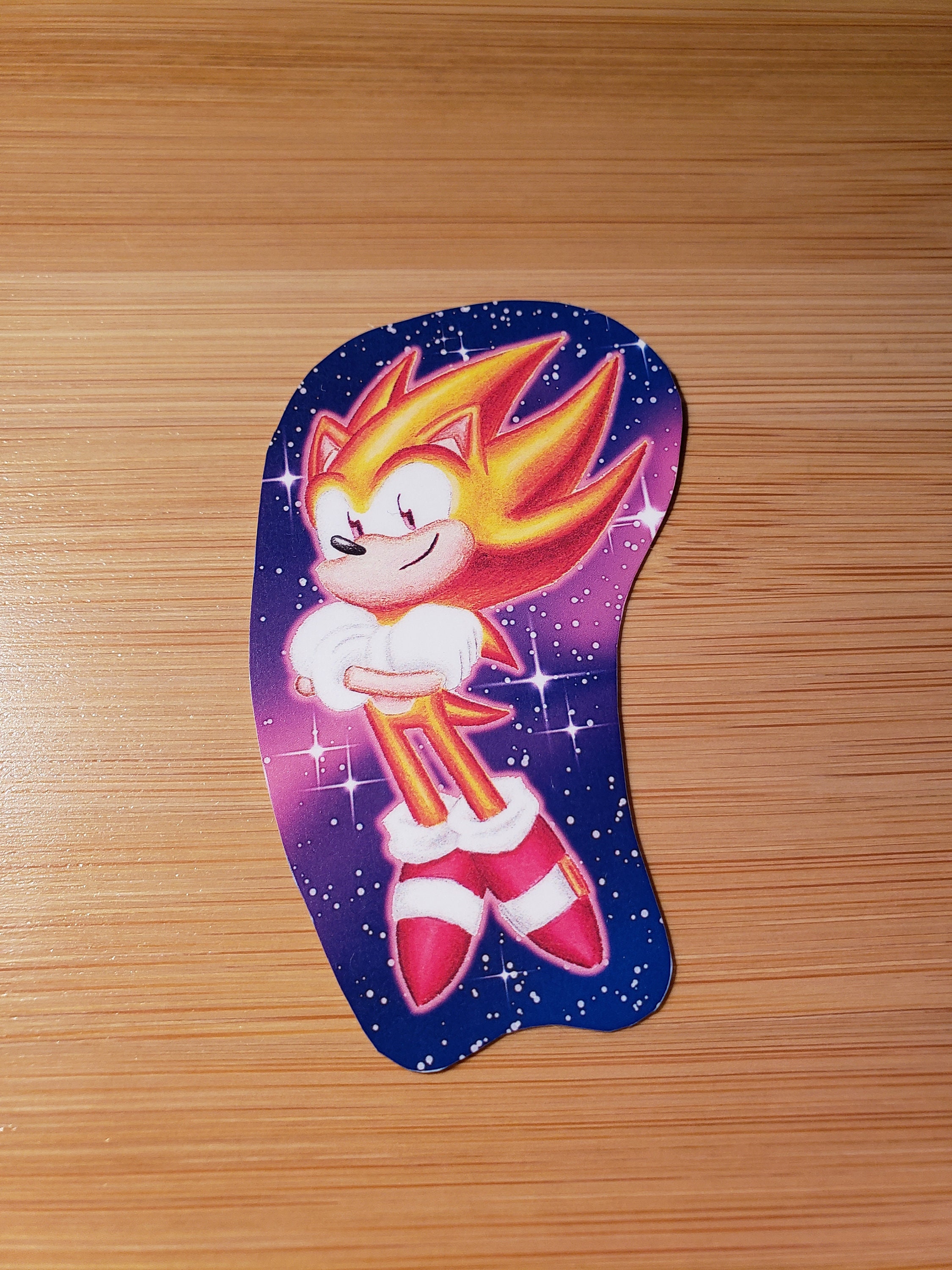 Super Sonic Sticker - Sonic the Hedgehog & Shadow the Hedgehog - Etsy