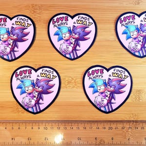 Sonic the Hedgehog Shadow the Hedgehog Sonadow Funny Mpreg Sticker - Etsy