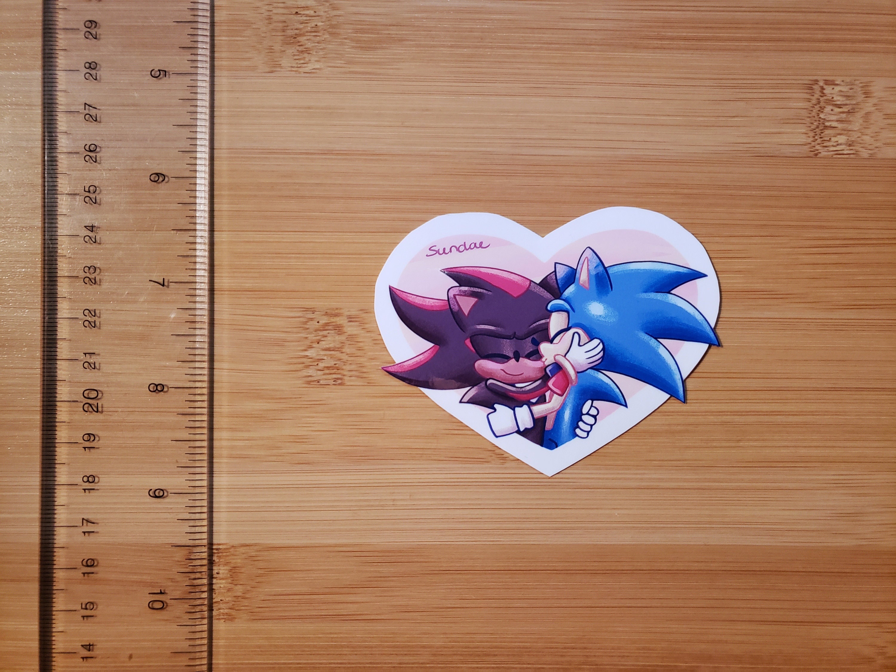 Sonadow Sticker Bag Sonic the Hedgehog X Shadow the Hedgehog - Etsy