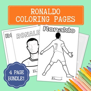 coloring pages ronaldo shirt