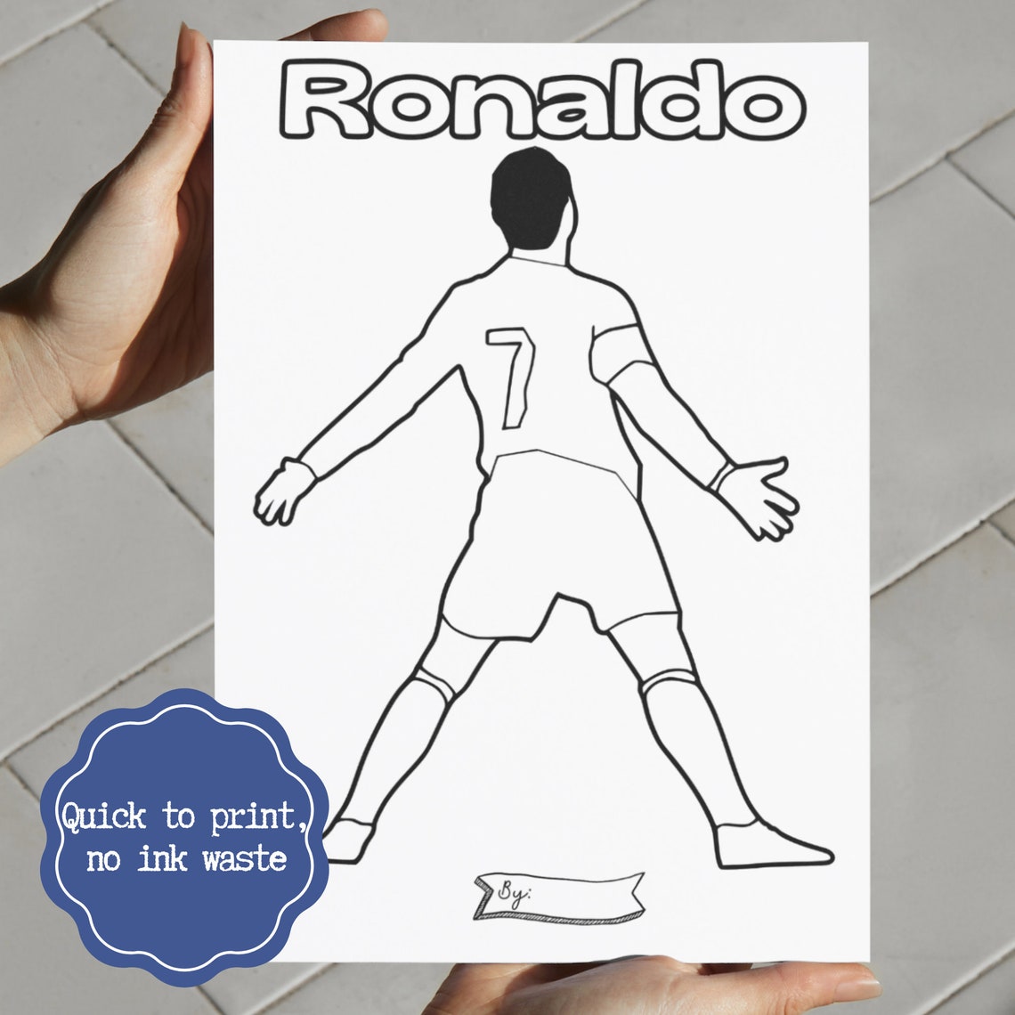 Ronaldo Coloring Pages, Ronaldo Printable for Kids, Portugal Ronaldo ...