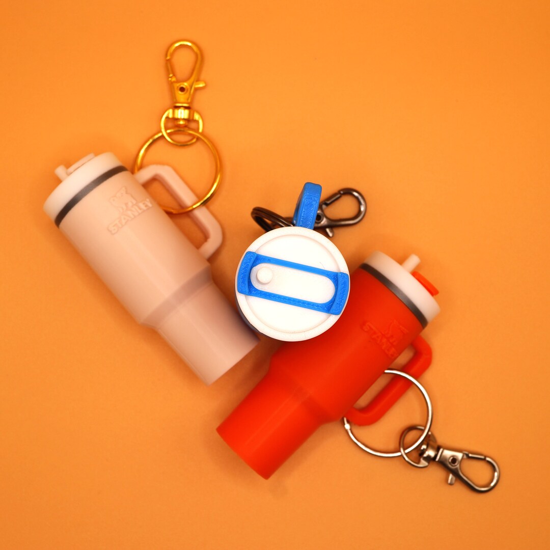 3D Printed Miniature Stanley Cup Key Chain - Etsy