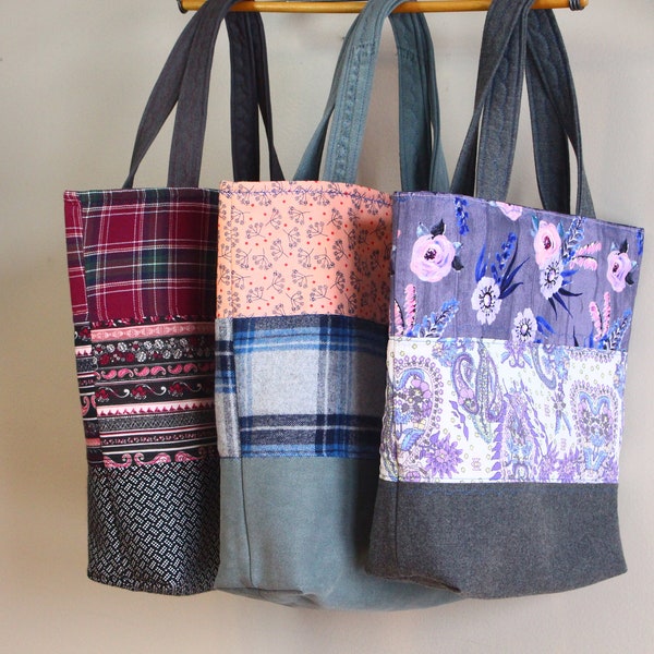 Upcycled Tote Bag - Etsy