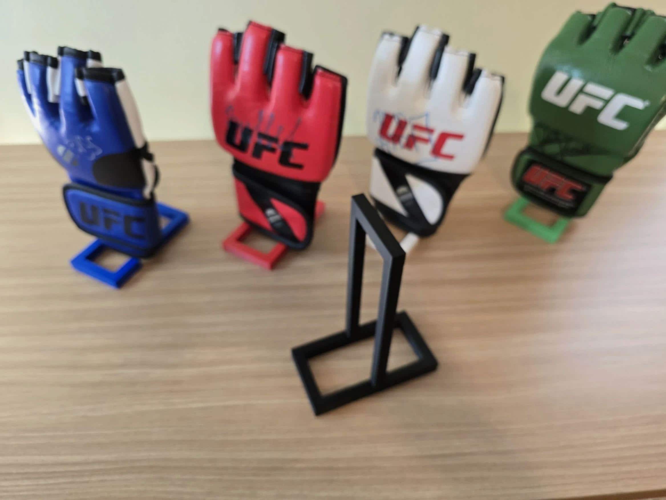 NEW AND IMPROVED Glove Stand Display Case for Ufc / Mma Signed Gloves ...