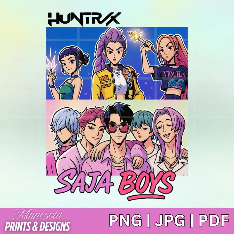 Huntrix Chibi - Etsy