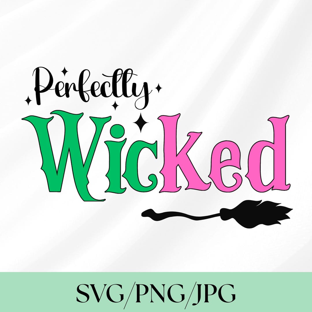 Wicked Movie SVG: Elphaba & Glinda Design (digital Download) - Etsy UK
