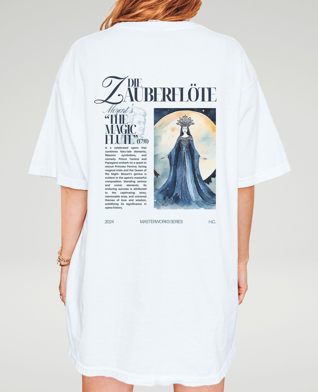 Mozart Opera Shirt the Magic Flute Unique Trendy Gift for Musician ...