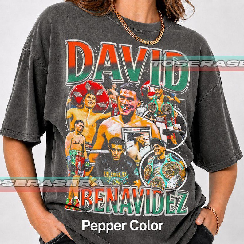 David Benavidez Boxing Champion Graphic Tee – the Mexican Monster Fight ...